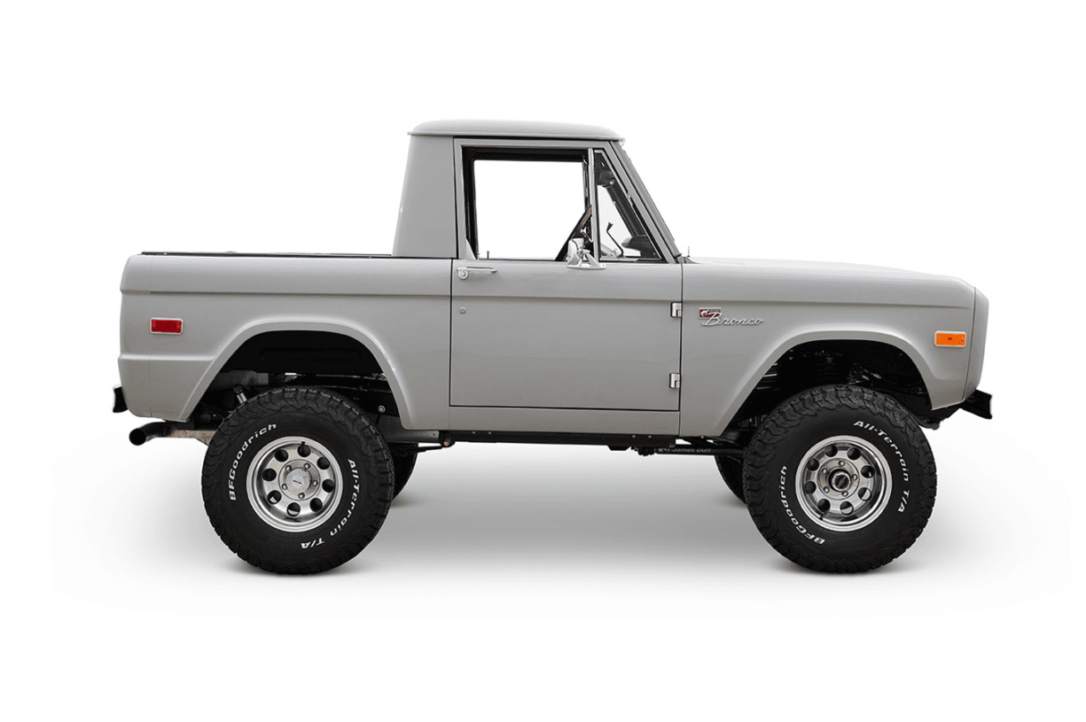 1967 Gray Half Cab Ford Bronco | 1967 Classic Ford Bronco - Screaming ...