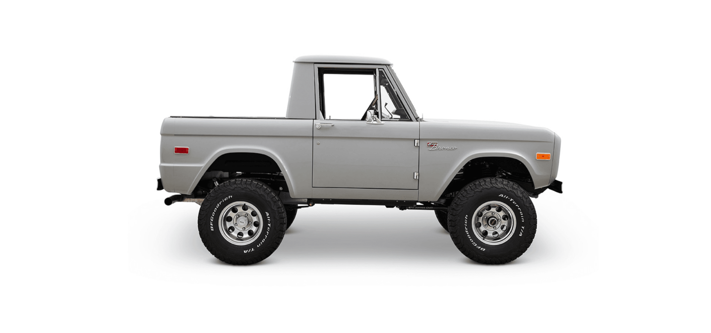 1967 Gray Half Cab Ford Bronco | 1967 Classic Ford Bronco - Screaming ...