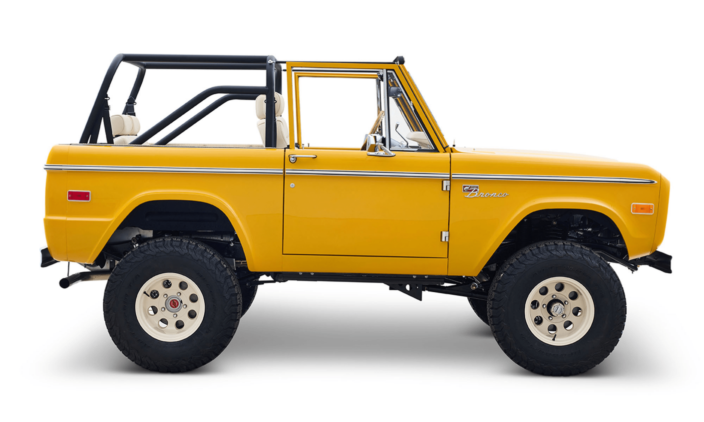 1975 Yellow Ford Bronco | 1975 Classic Ford Bronco - Ocean Boulevard ...