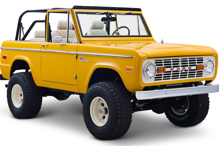 1975 Yellow Ford Bronco | 1975 Classic Ford Bronco - Ocean Boulevard ...